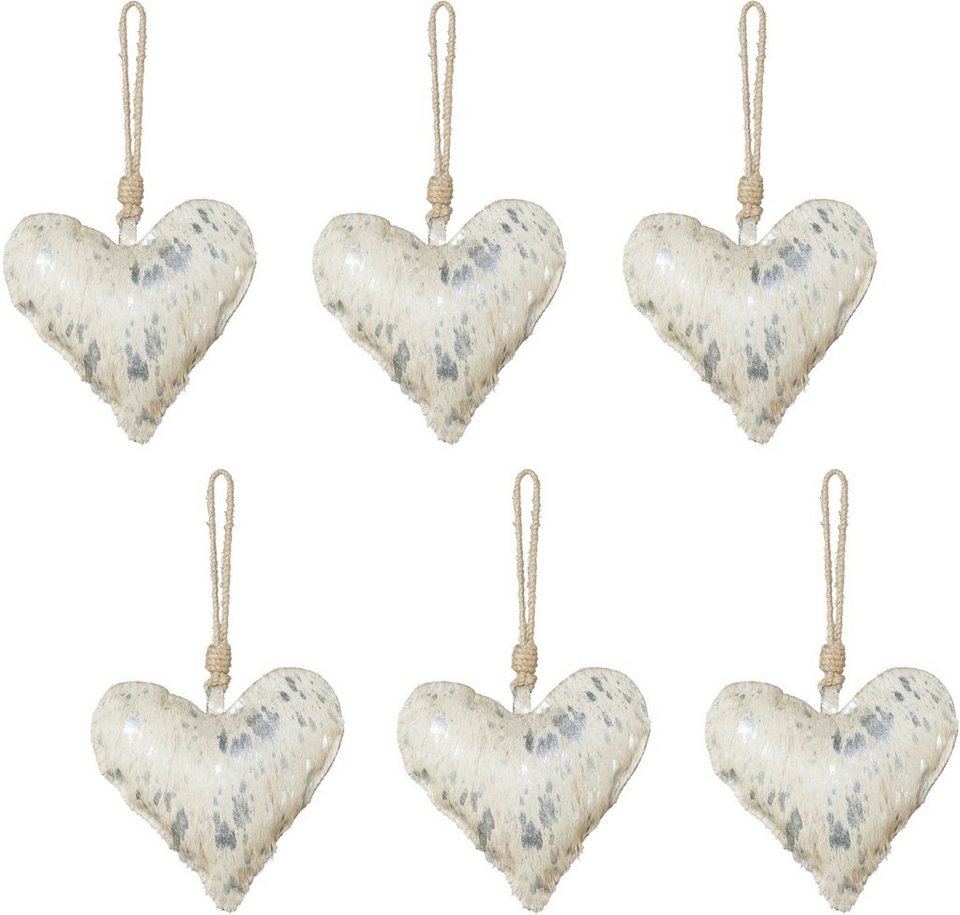 Creativ Deco Baumbehang Weihnachtsdeko Christbaumschmuck 6 St Mit