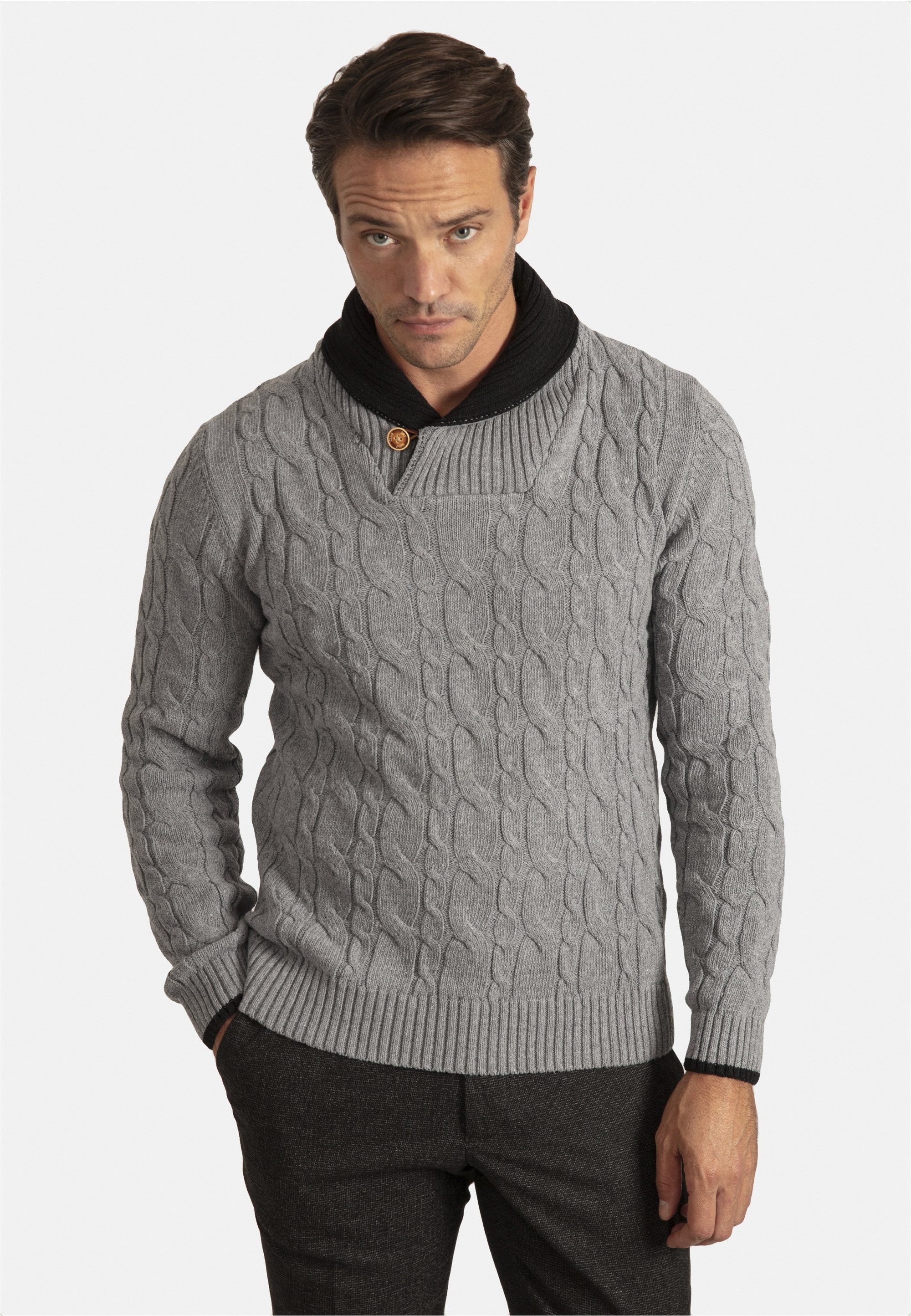 SIR RAYMOND TAILOR Strickpullover Meribel im angesagten Grobstrick-Design