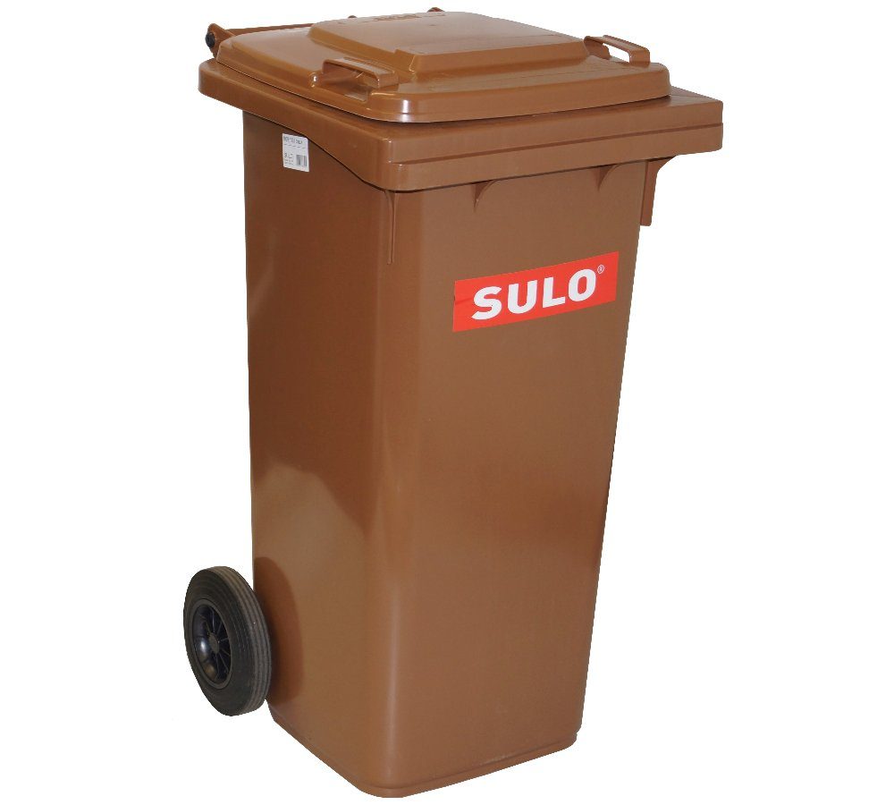 SULO Mülleimer einfarbige Mülltonne 120 L, Behälterrümpfe aus 100 % ...