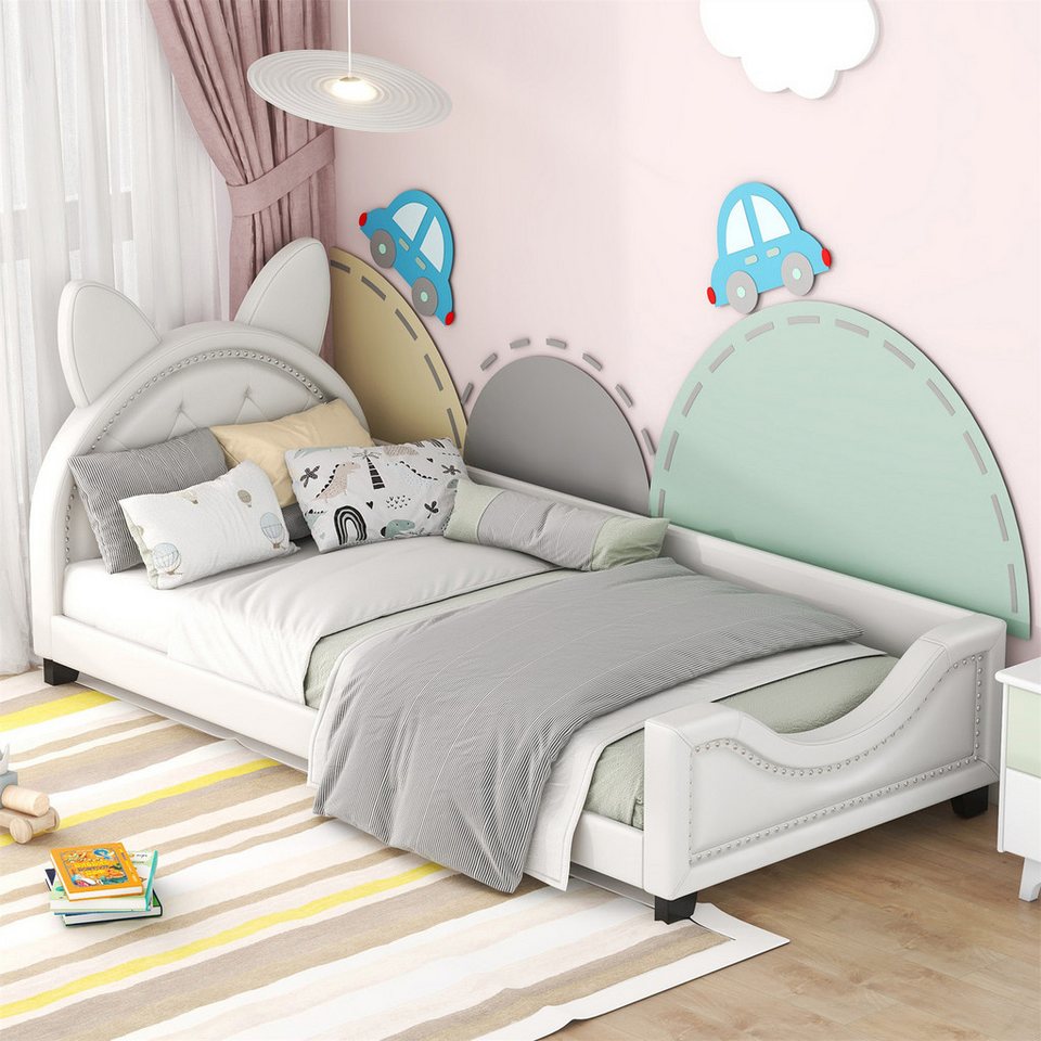 Autolock Kinderbett 90 X 200 Einzelbett Kinderbett Form Von Karton Ohren