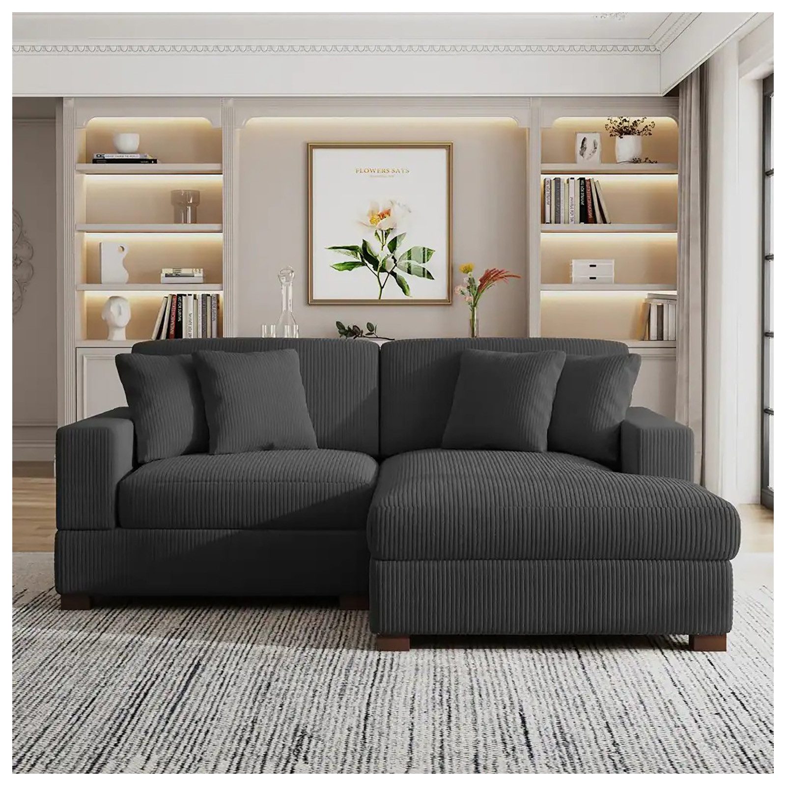 Luxus Couch Mit Ottomane Rechts Bilder