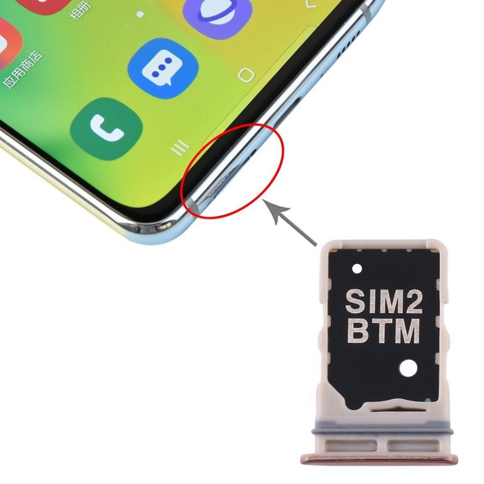 Wigento »Sim Karten Halter + SIM Karten Halter für Samsung Galaxy A80 ... Wigento »Sim Karten Halter + SIM Karten Halter für Samsung Galaxy A80 ...