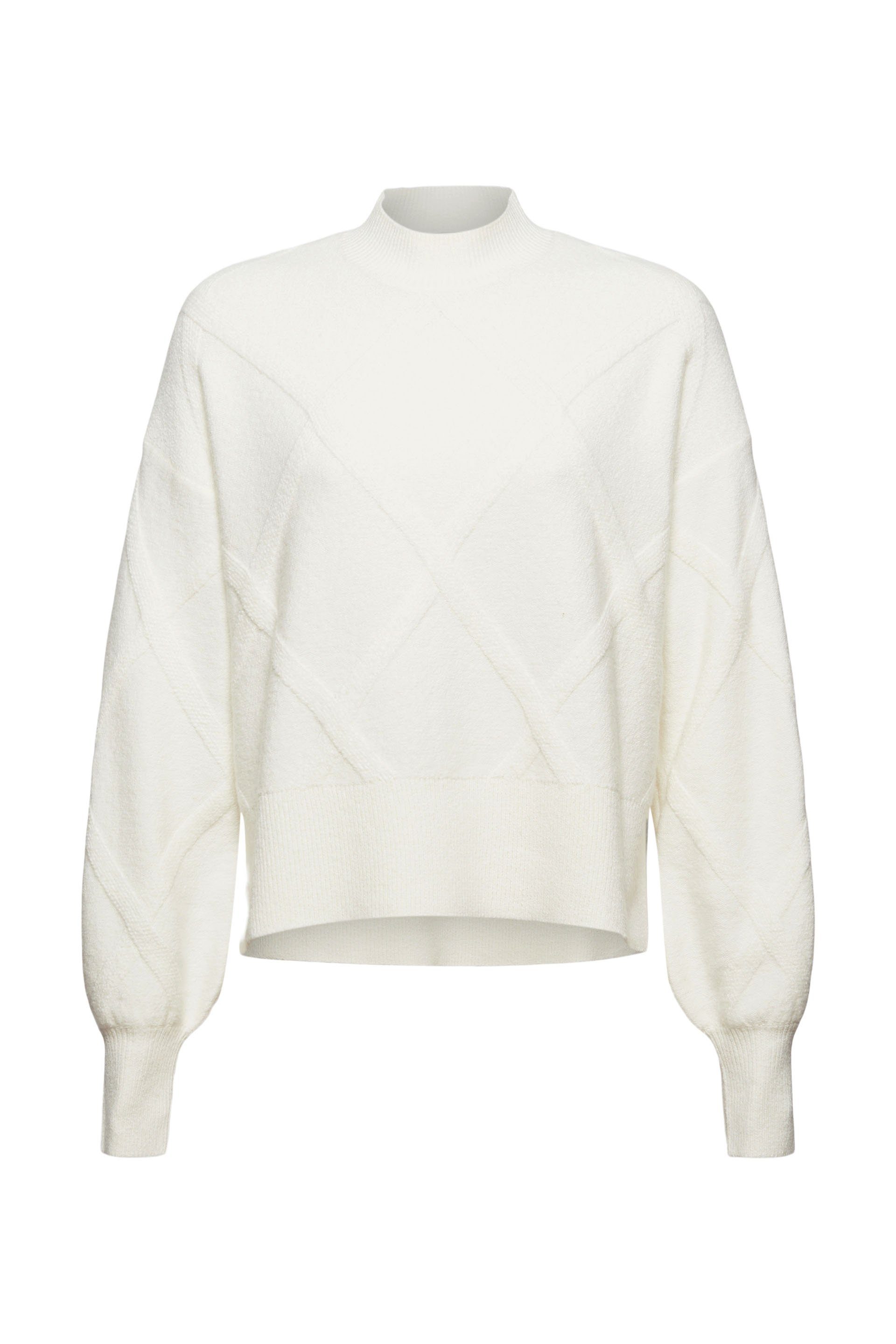 Edc By Esprit Stehkragenpullover Pullover Mit Stehkragen