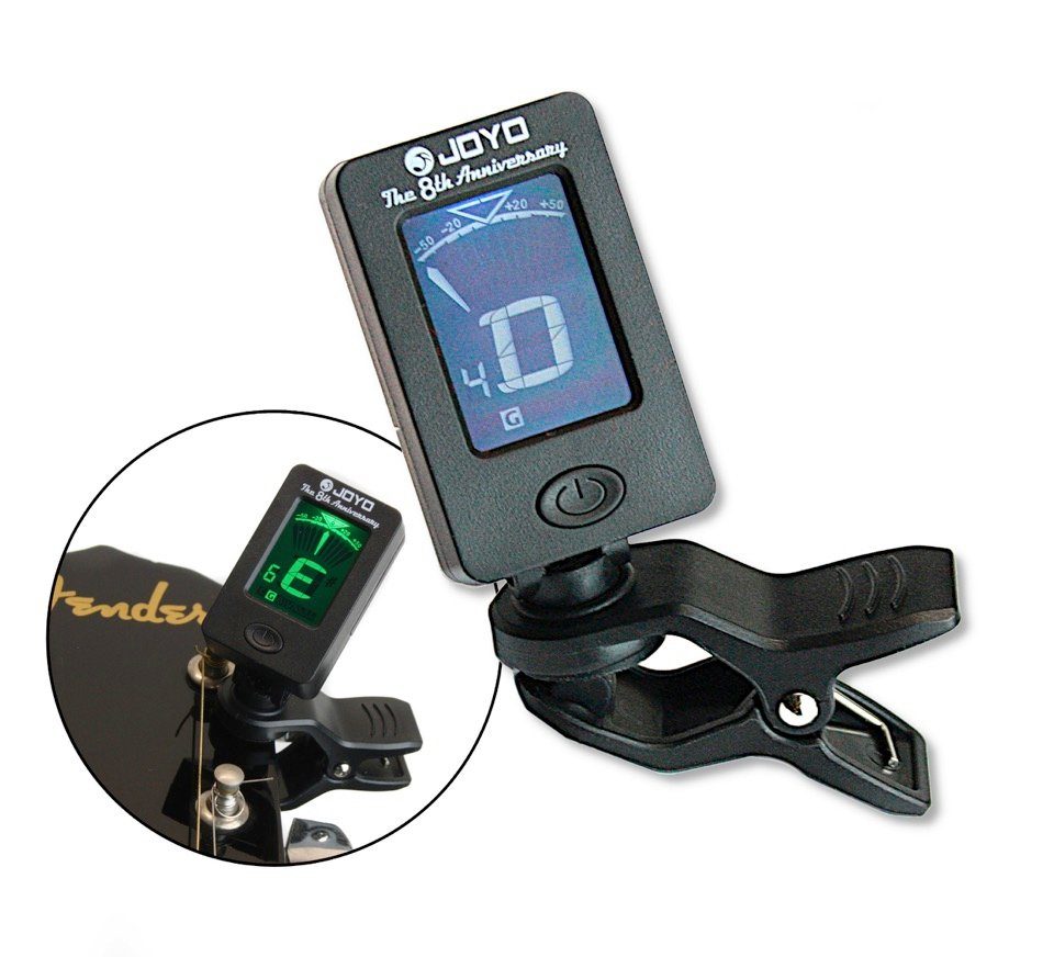 Joyo Stimmgerät Clip On Tuner Jt 01 Digitales Stimmgerät Gitarre Bass