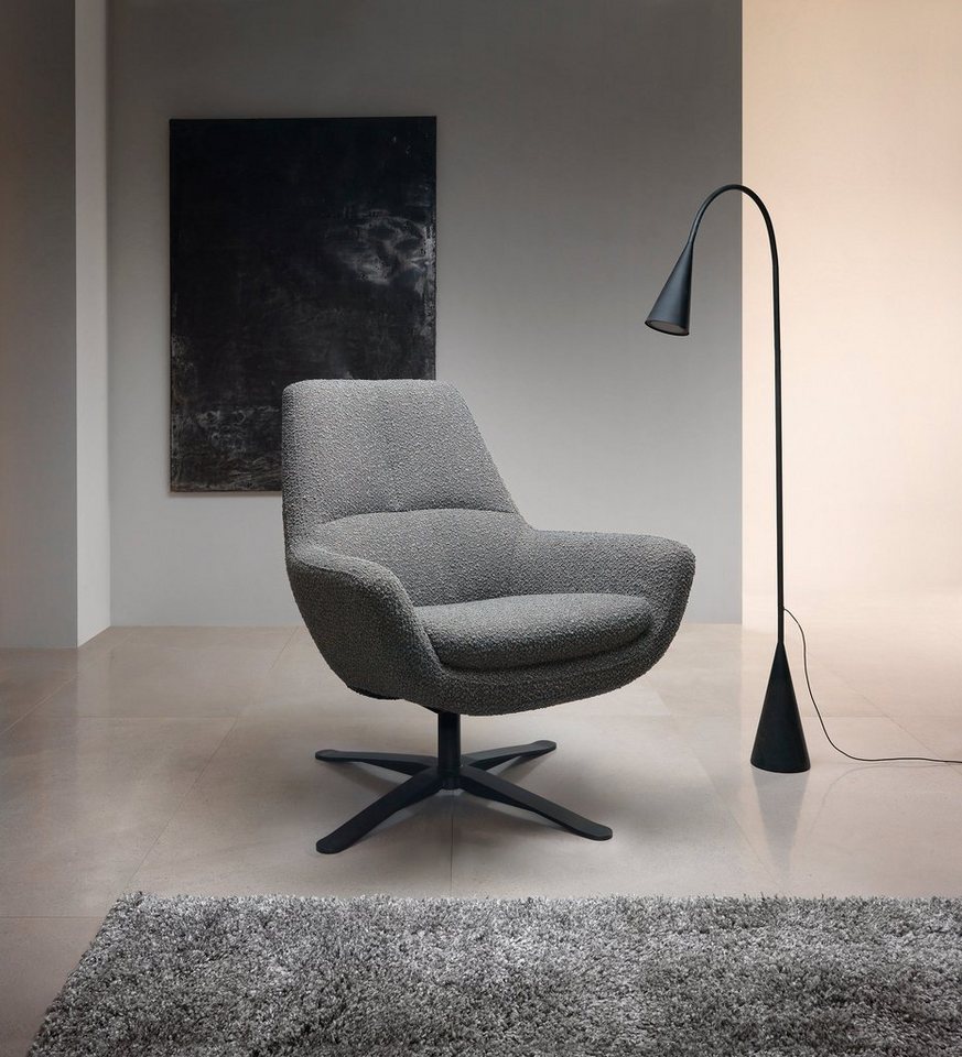 Betype Drehsessel Be Organic Standard Back Loungesessel In Elegantem