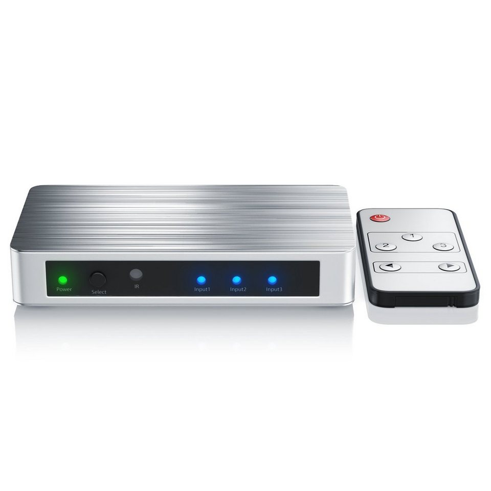 Primewire Audio / Video Matrix-Switch, 3-Port 4k UHD HDMI Switch mit ... Primewire Audio / Video Matrix-Switch, 3-Port 4k UHD HDMI Switch mit ...