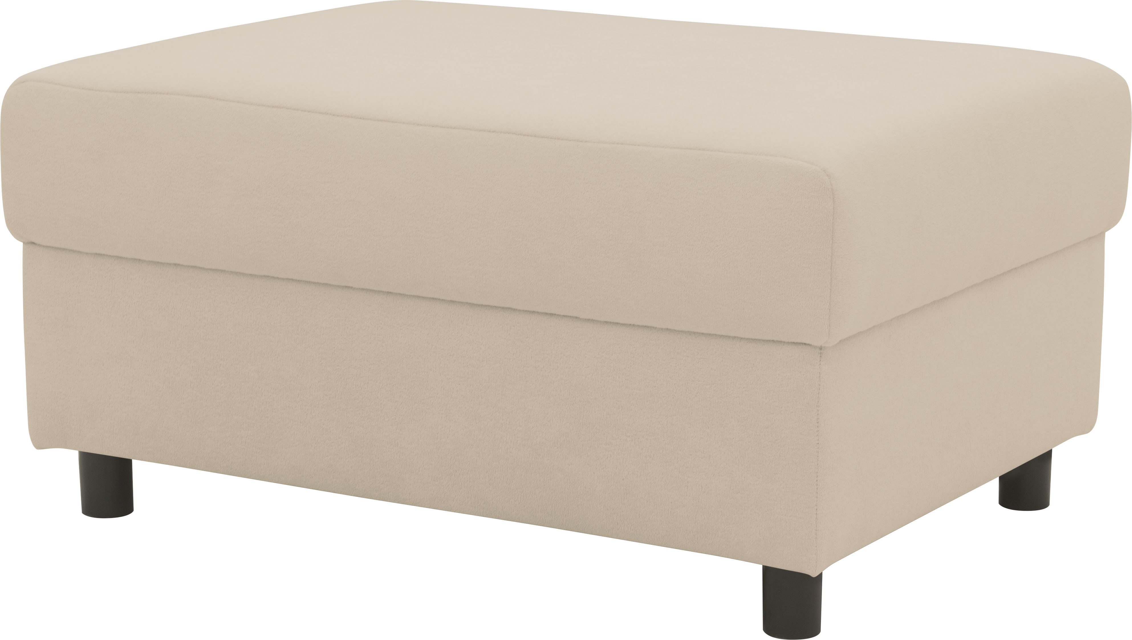 DOMO collection Polsterhocker Turah 2 in Cord oder Luxus-Microfaser ...