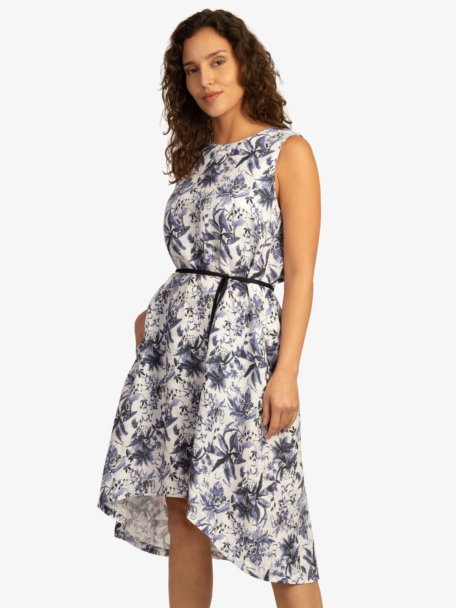 Mint And Mia Cocktailkleid Aus Hochwertigem Leinen Material Mit Modisch Stil