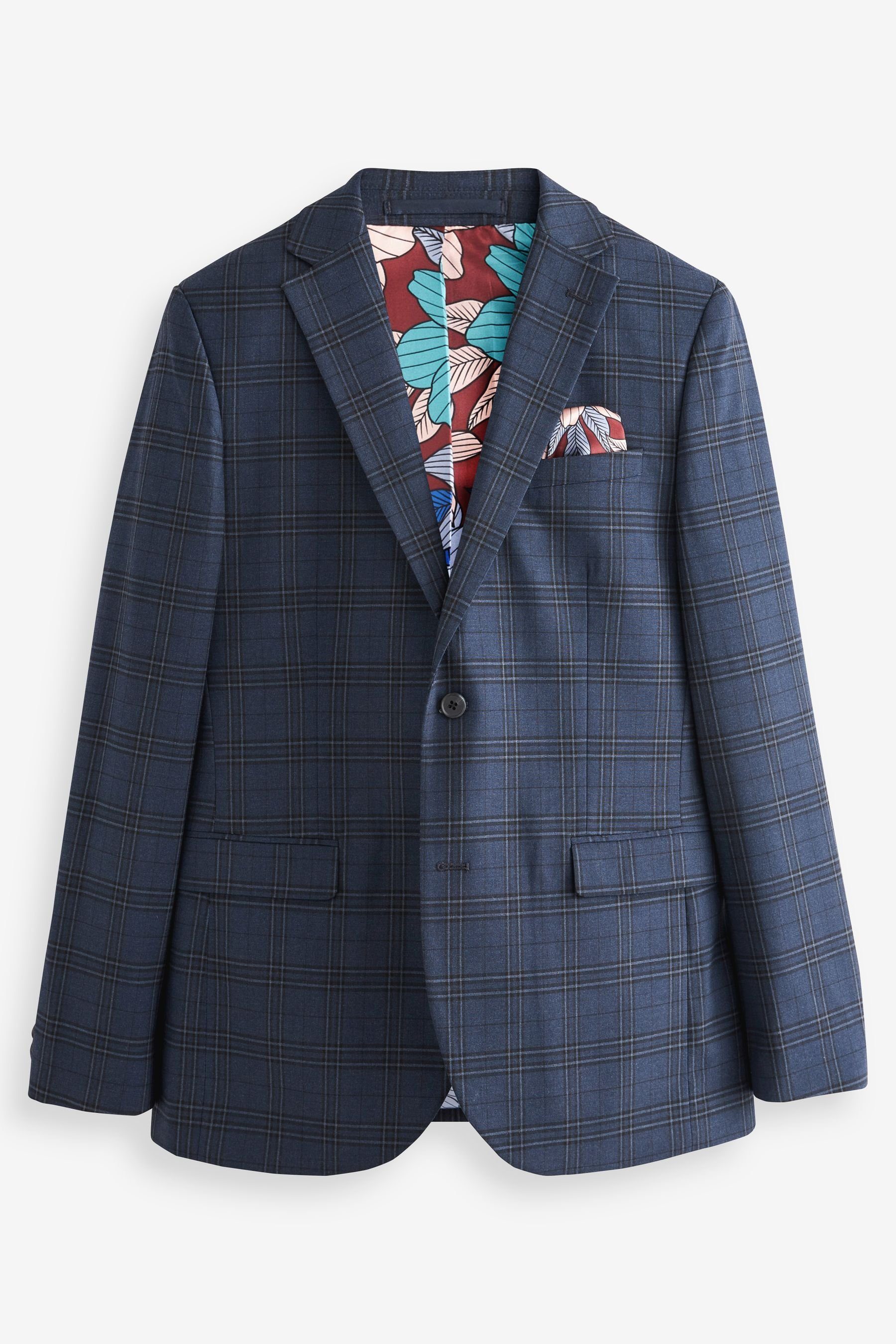 Next Sakko Slim Fit Anzugsakko Mit Karomuster 1 Tlg Mode Und
