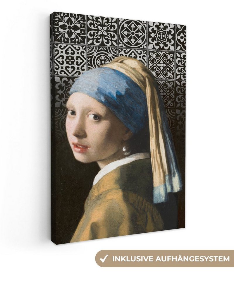 Onemillioncanvasses® Gemälde Mädchen Mit Perlenohrring Johannes