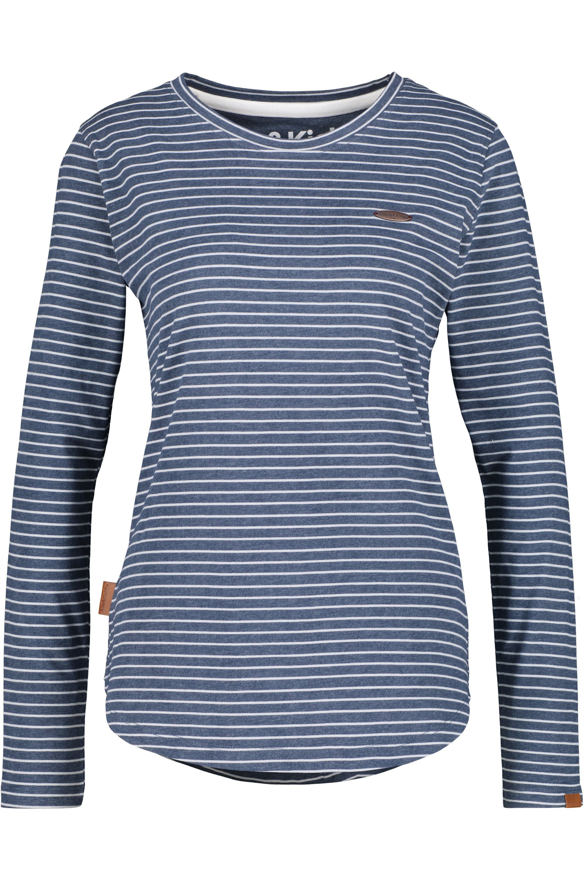 Alife And Kickin Langarmshirt Damen Leaak Z Auf Streifzug Leaak Z Das