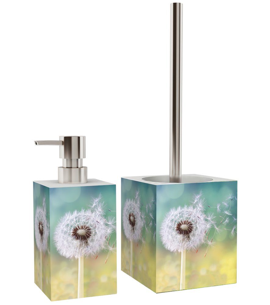 Sanilo Badaccessoire Set Pusteblume Wc Bürste Und Seifenspender 2 Tlg