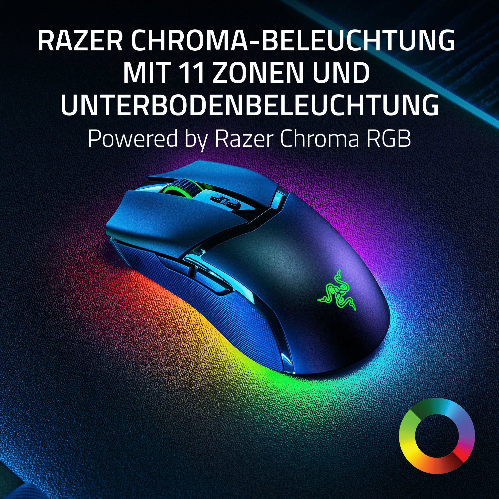 RAZER Cobra Pro Gaming-Maus (RF kabellos + Bluetooth, USB), Optische ...