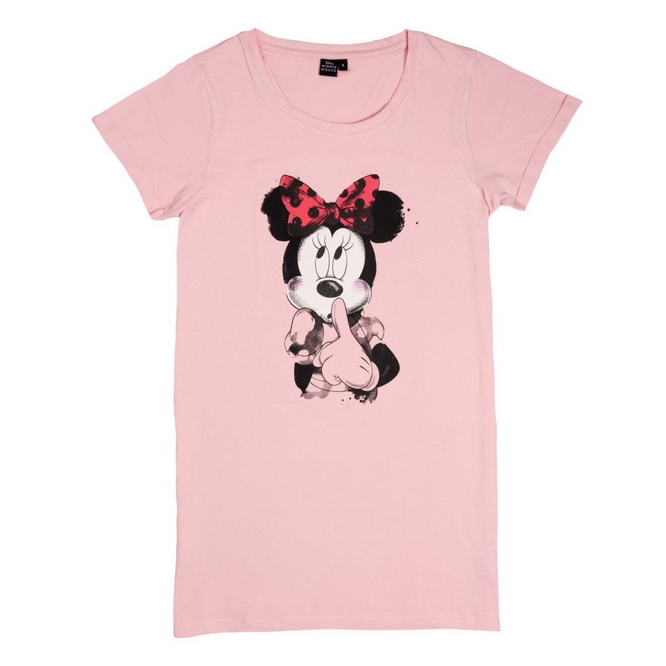 United Labels® T Shirt Disney Minnie Mouse T Shirt Für Damen Bigshirt