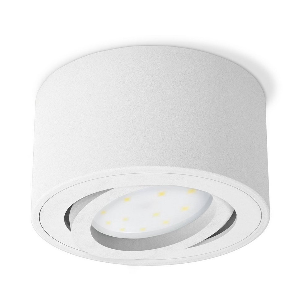 Ssc Luxon Aufbauleuchte Celi 1wm Aufbauspot Flach Schwenkbar Mit Led