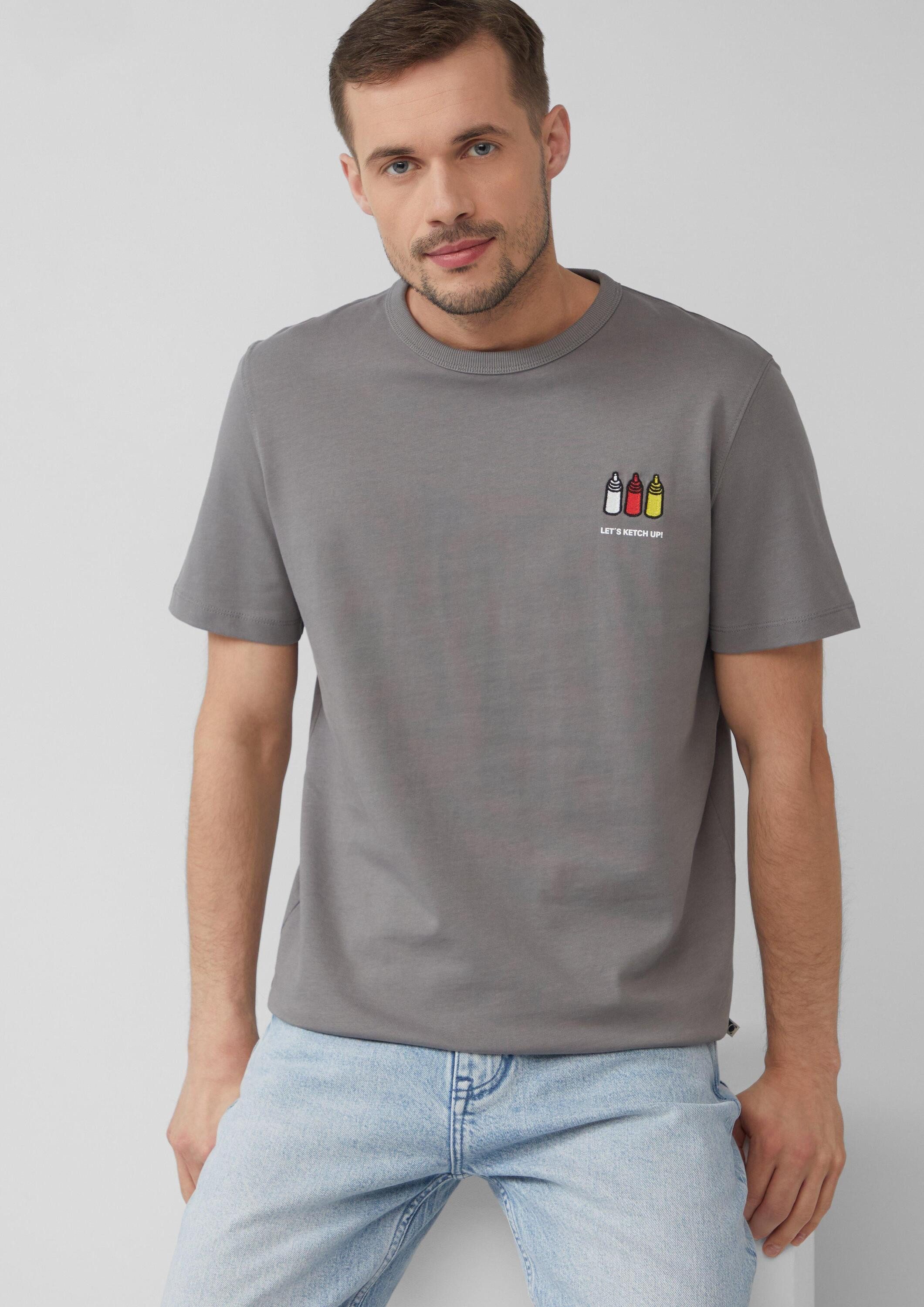 s.Oliver T-Shirt aus atmungsaktiver Baumwolle, T-Shirt von s.OLIVER Red ...