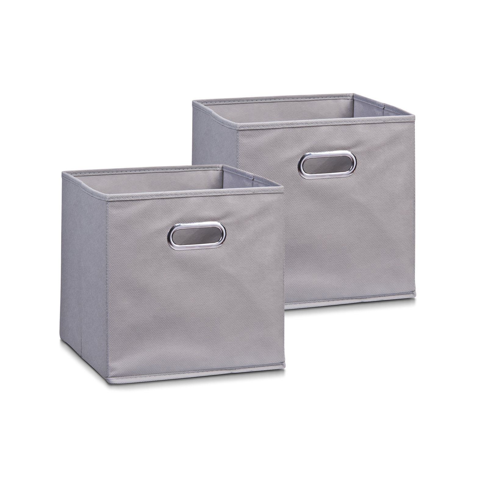Hti Living Aufbewahrungsbox Aufbewahrungsbox Vlies Grau 2er Set Set 2