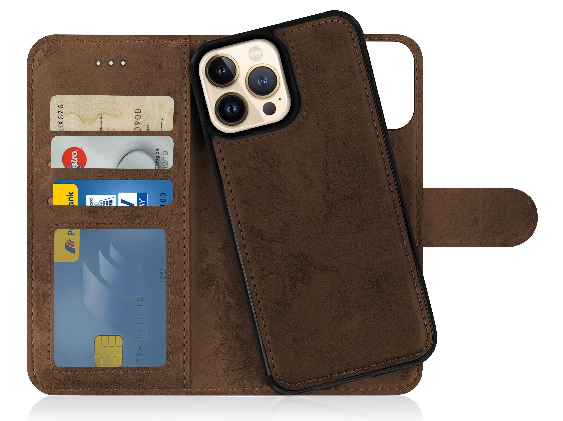 Mygadget Handyhülle Flip Case Klapphülle Für Apple Iphone 13 Pro Max