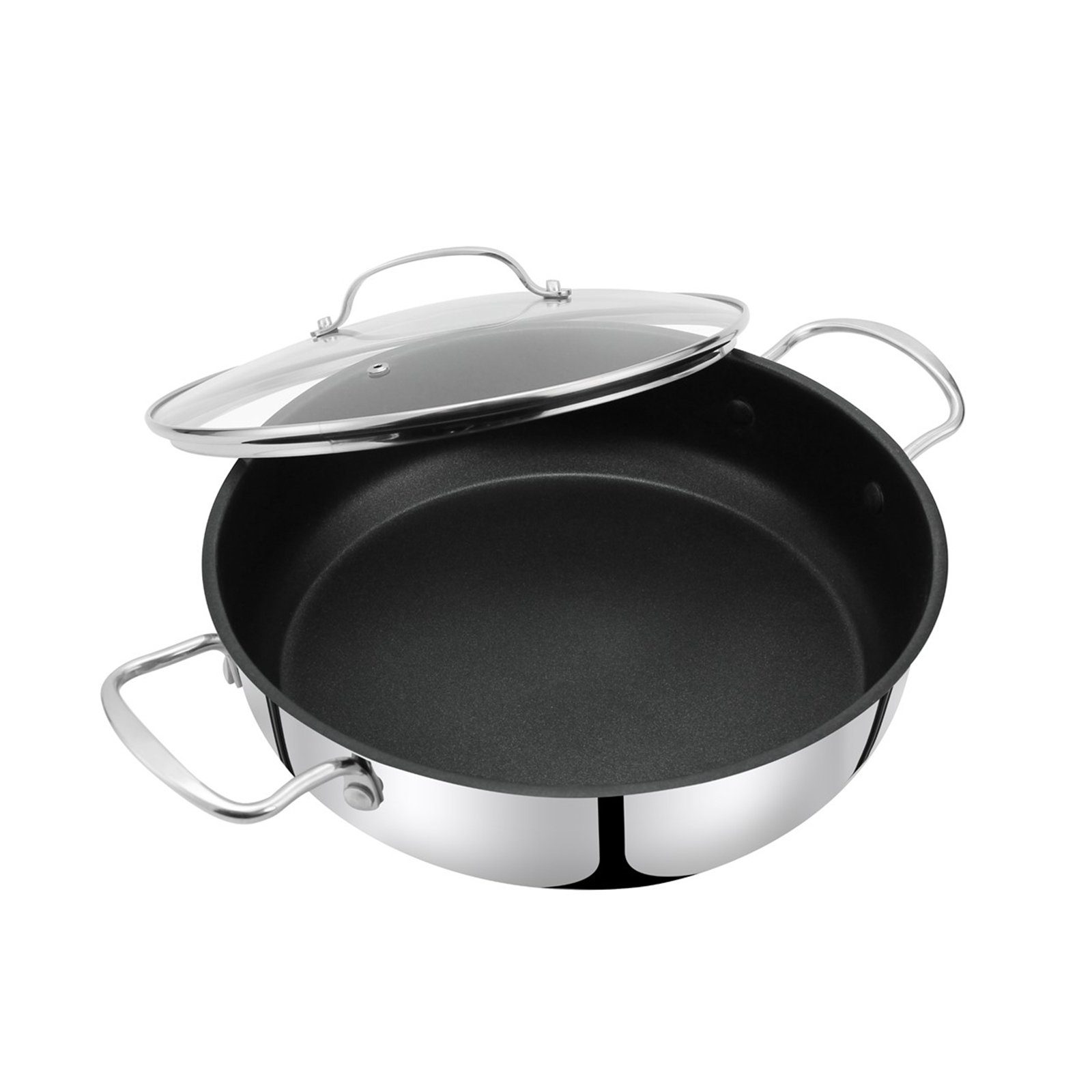 Neuetischkultur Servierpfanne Servierpfanne Mit Deckel Silber