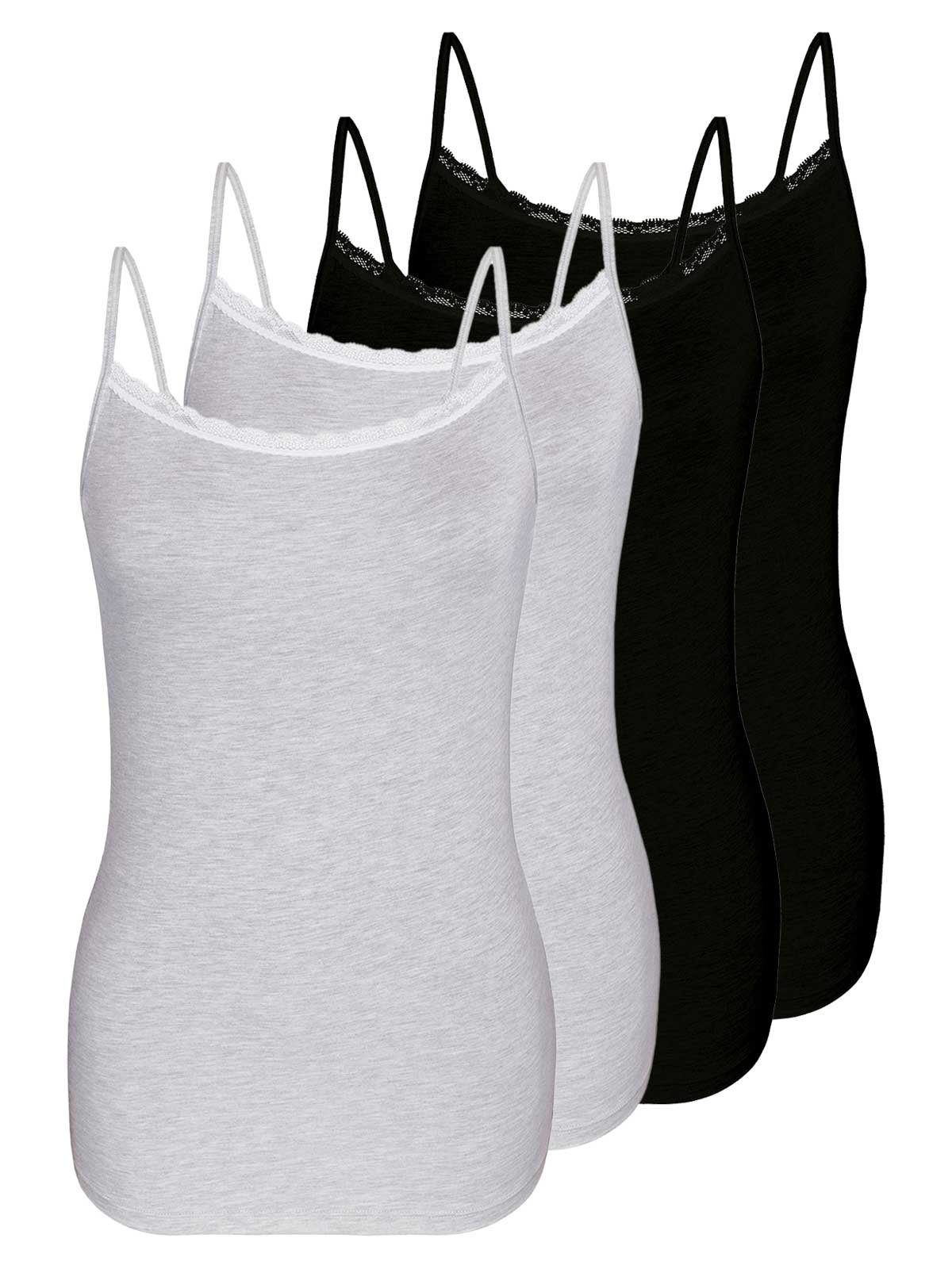 Sassa Achseltop 4er Sparpack Top Fine Bamboo Spar Set 4 St