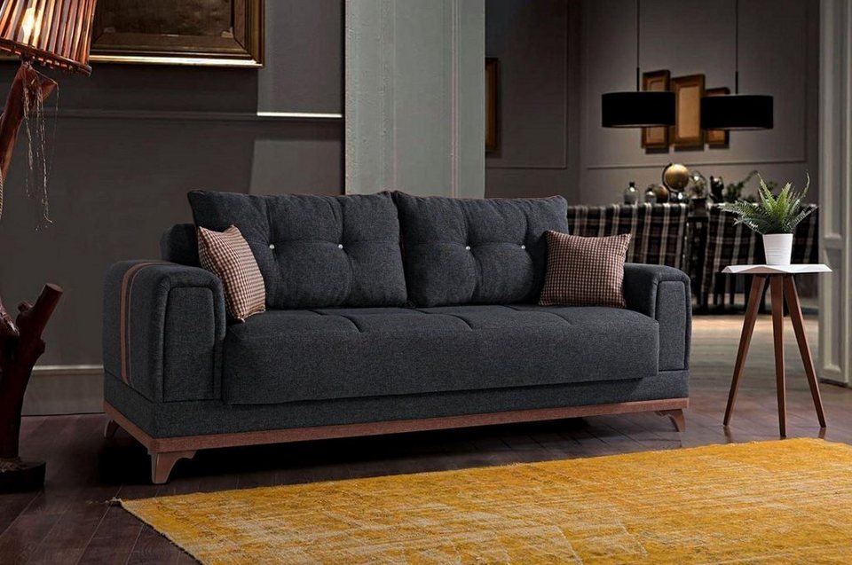 Jvmoebel Sofa Luxuriöses Wohnzimmer Sofa 3 Sitzer Relax Sofa Modern 230