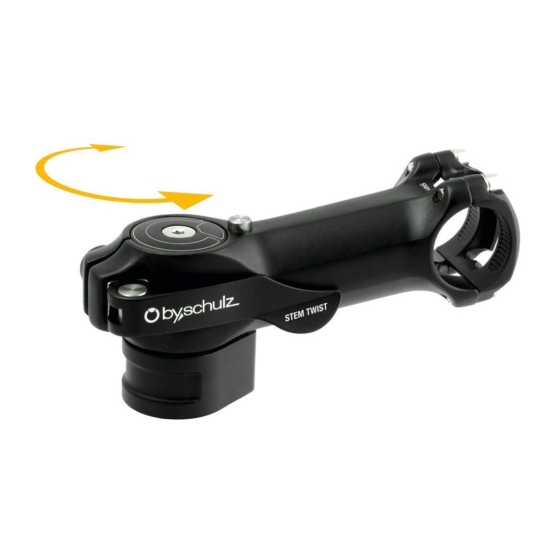 by.schulz Lenkervorbau 1-1/8" Vorbau "Stem Twist", Länge: 105 mm / 8°, Lenker: 31,8 mm, Alu