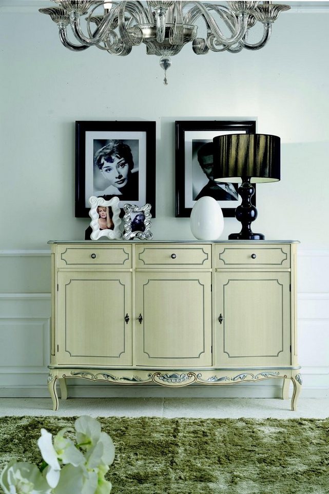 Jvmoebel Kommode Design Möbel Stil Klassischer Kommode Weiss Sideboard