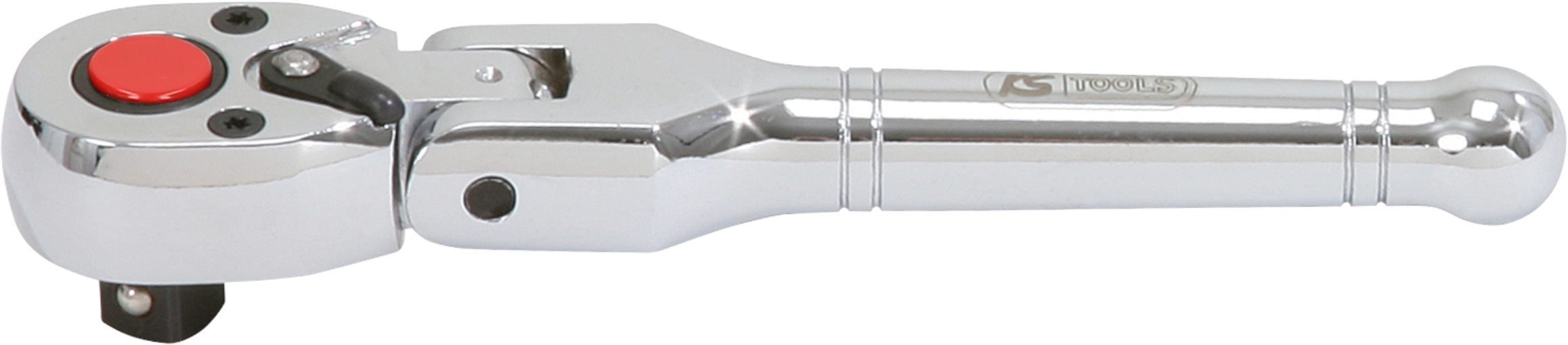 KS Tools Umschaltknarre KS Tools 918.3997 3/8'' CHROMEplus Gelenk-Umschaltknarre, 72 Zahn