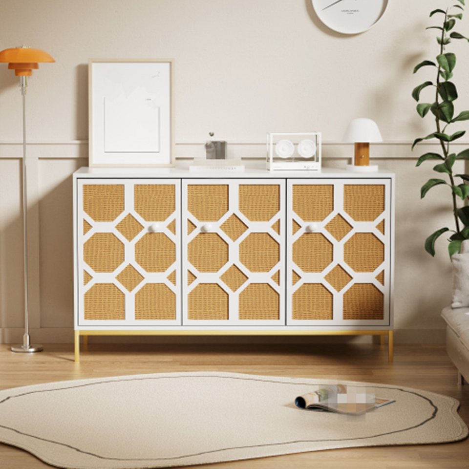 Xdeer Sideboard Sideboarddreitüriges Sideboard Strukturierte