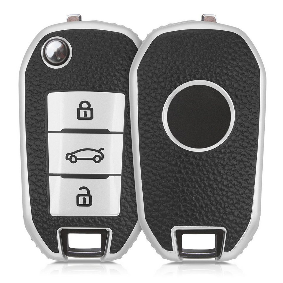 Kwmobile Schlüsseltasche Autoschlüssel Hülle Für Peugeot Citroen Tpu