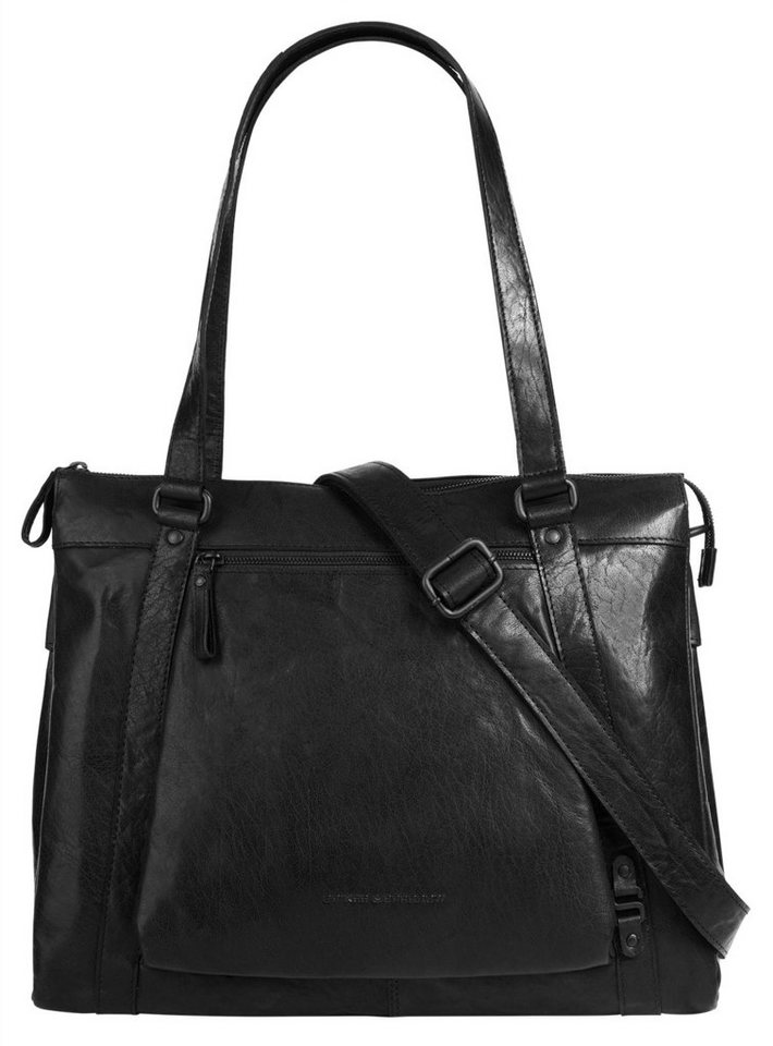 Spikes & Sparrow Shopper, echt Leder, Gepolstertes Notebookfach innen ... Spikes & Sparrow Shopper, echt Leder, Gepolstertes Notebookfach innen ...