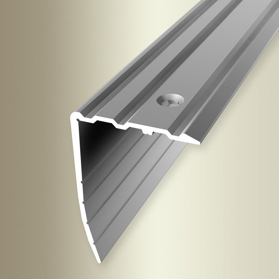 Proviston Treppenkantenprofil Aluminium 31 X 43 X 1000 Mm Silber