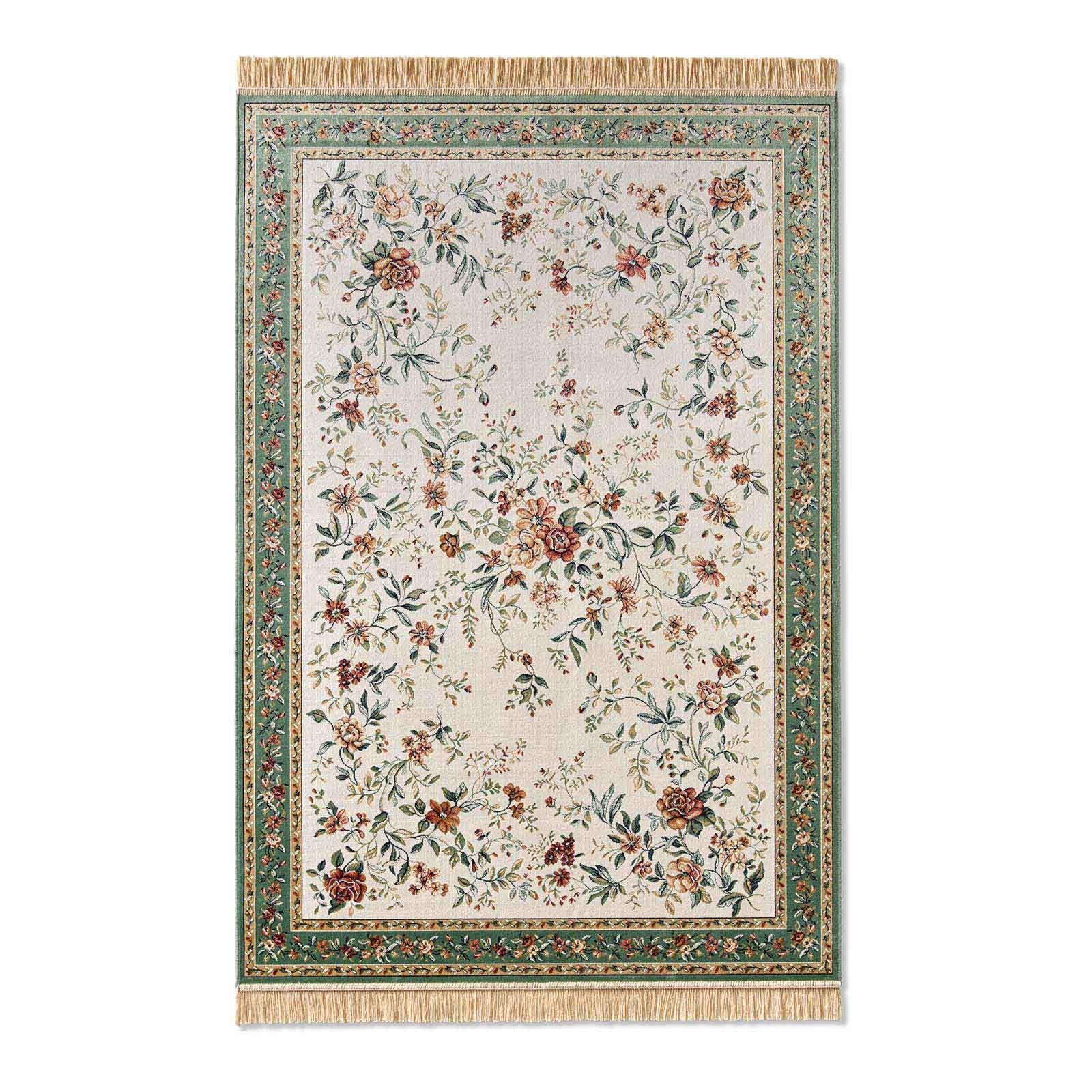 TaraCarpet Teppich Palazzo Royal Antique Roses Bordüre, rechteckig ...