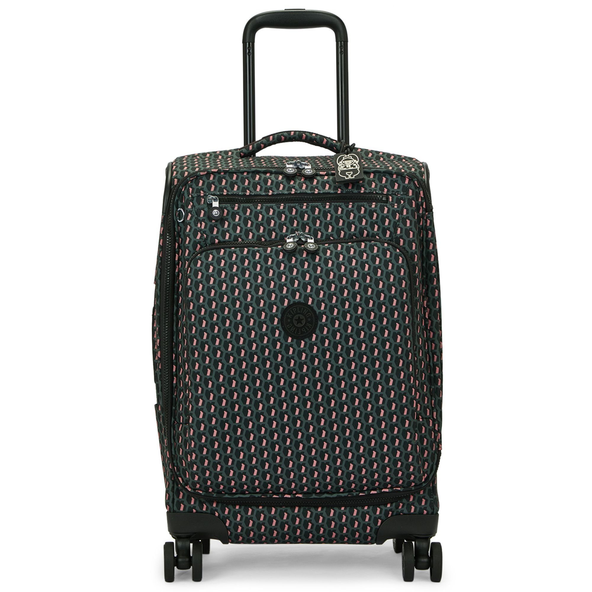 KIPLING Handgepäck-Trolley Basic Prt, 4 Rollen, Polyester, Ausstattungen: arretierbarer Griff ...