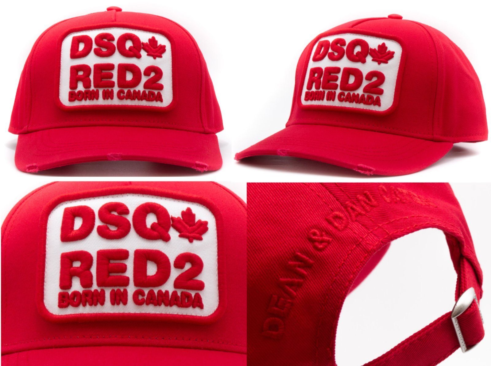 Dsquared2 Baseball Cap Dsquared2 DSQ CANADA FLAG BORN IN CANADA Hat ...
