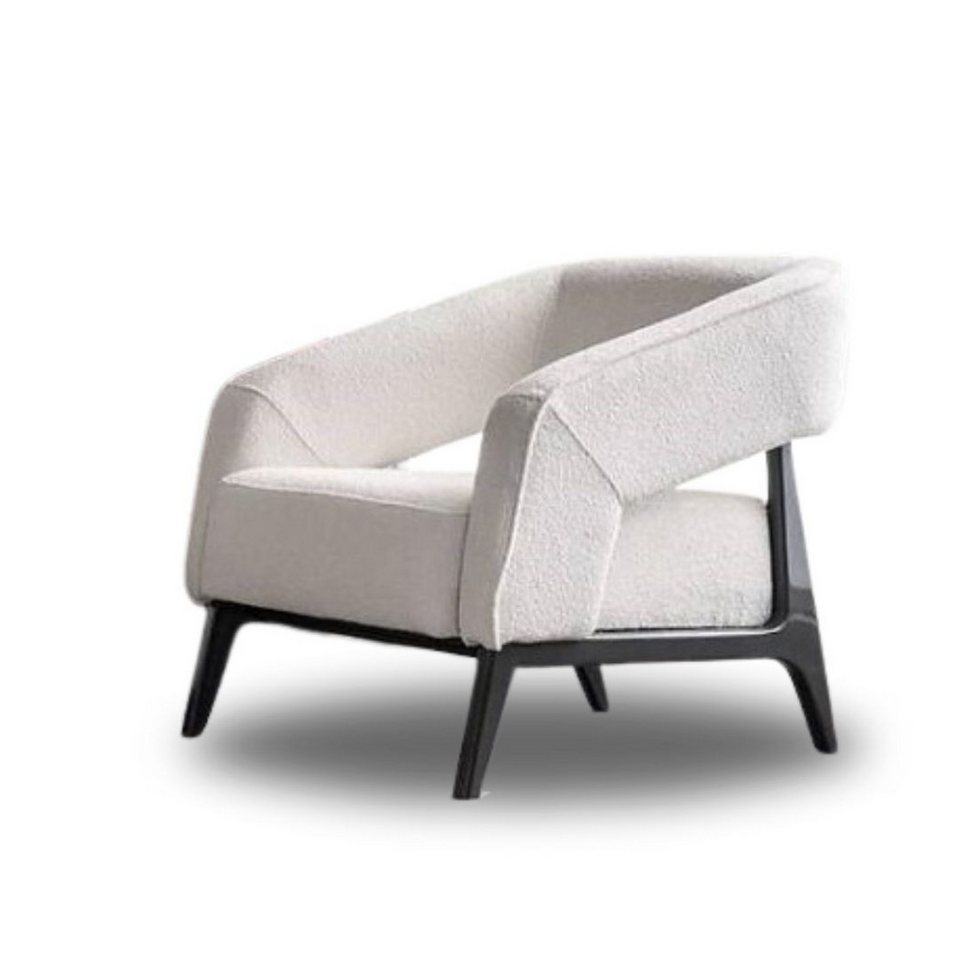Jvmoebel Sessel Design 1 Sitzer Luxus Sessel Polstermöbel Textil