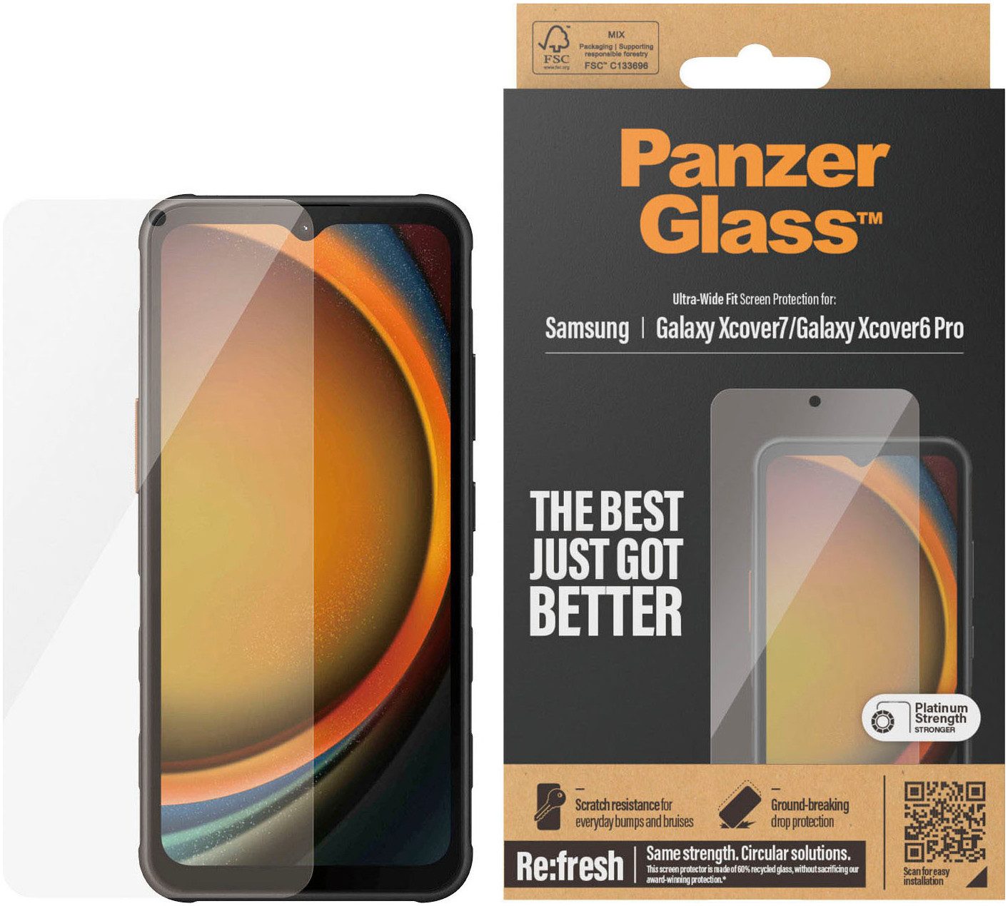 Panzerglass Screen Protector Für Samsung Galaxy Xcover7