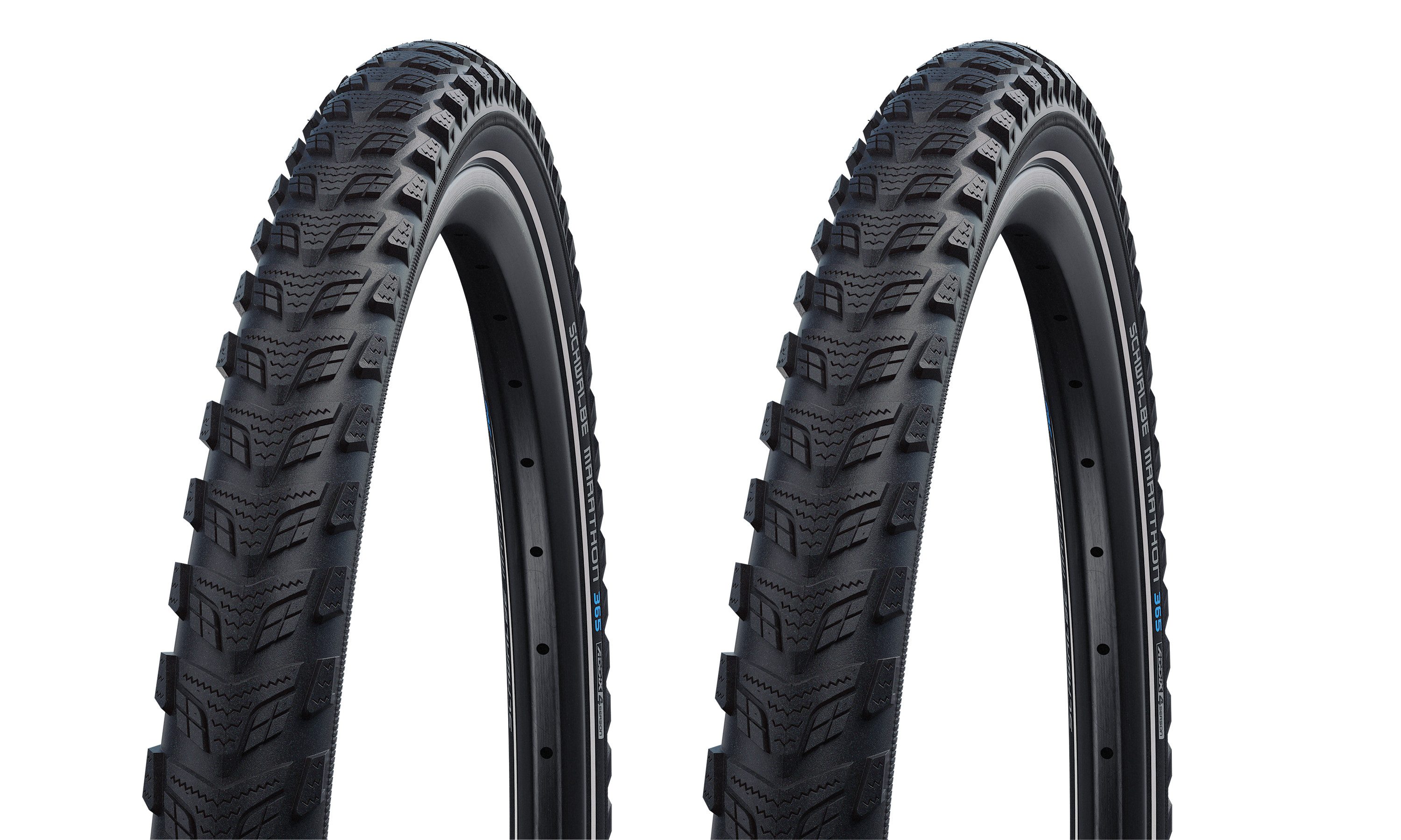 Schwalbe Fahrradreifen 2x Schwalbe Marathon Plus 35-406 SmartGuard 20x1 ...