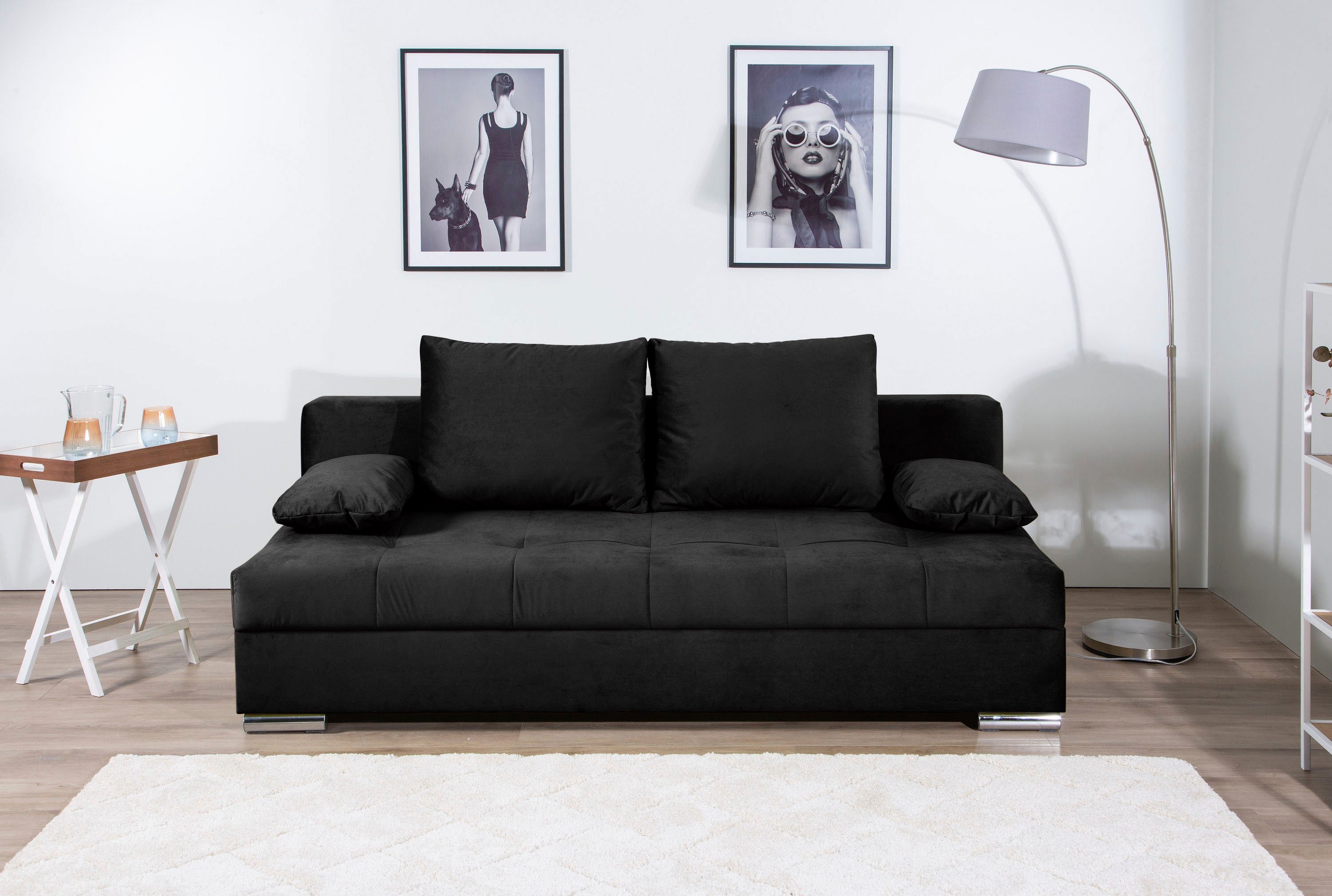 COLLECTION AB Schlafsofa Tania mit Bettfunktion und Bettkasten, komfortabler Sitzkomfort ...