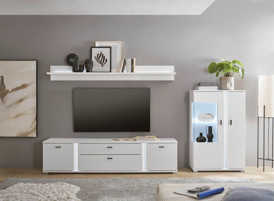 Inosign Wohnwand Long Island Set 3 St In Moderner Trendfarbe