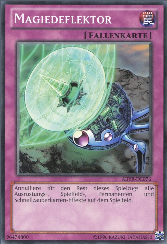 Recollectibles Sammelkarte Yugioh Karte Magiedeflektor Deutsch Yu Gi