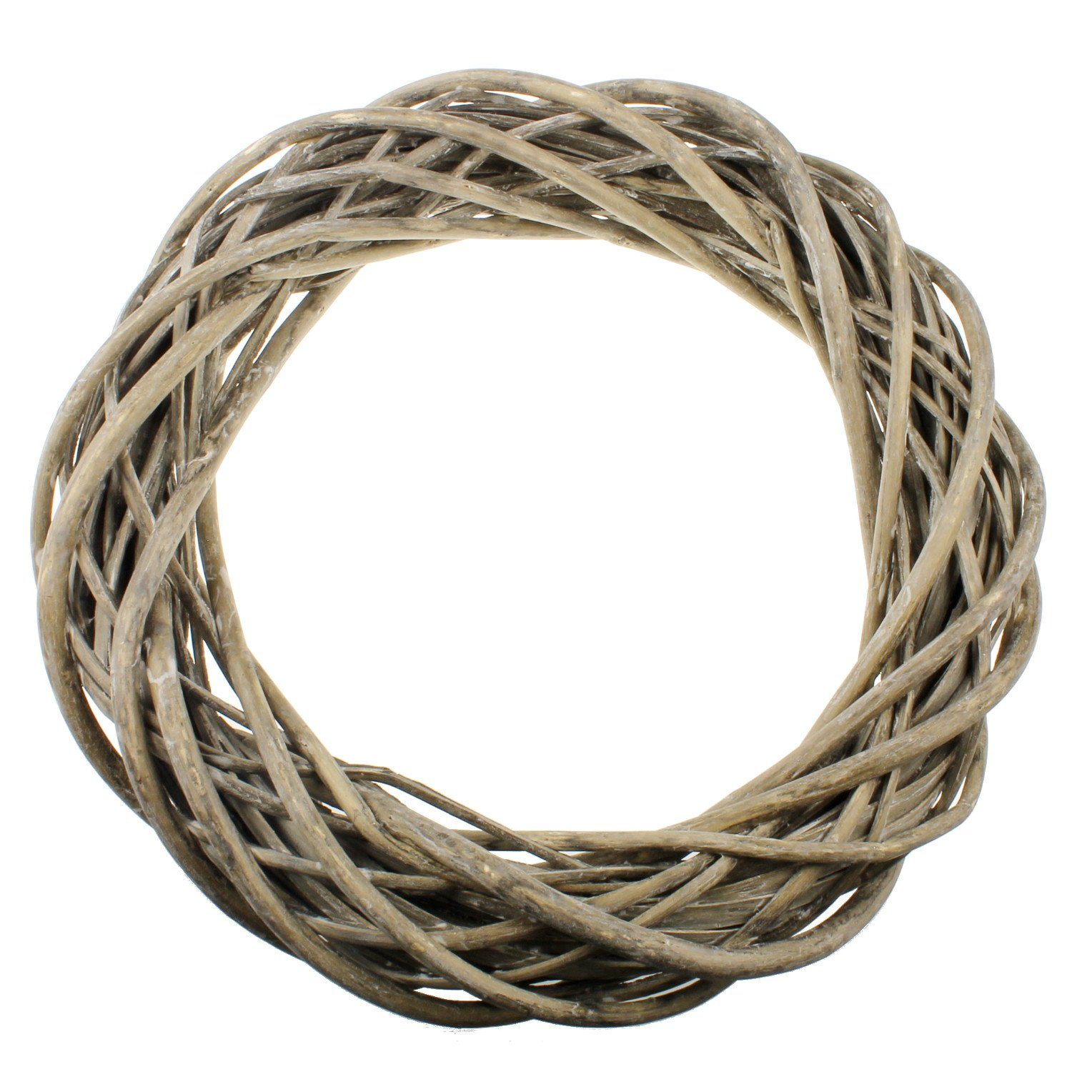 Macosa Home Dekokranz, Dekokranz aus Weide Weihnachtsdeko Ø 30 cm in Grau Tischdeko Adventskranz ...