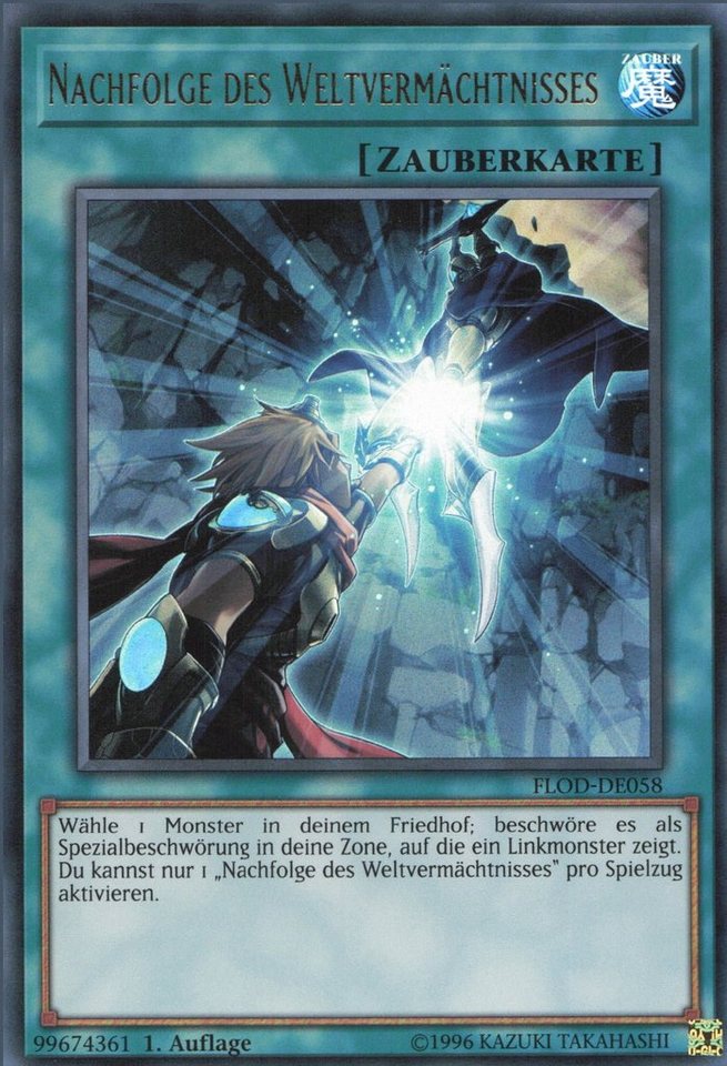 Recollectibles Sammelkarte Yugioh Karte Nachfolge Des