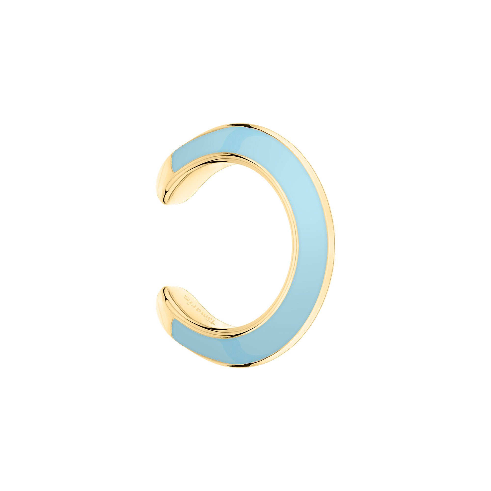 Tamaris Paar Ohrstecker Edelstahl, Ear Cuff von Tamaris mit Epoxy Farbakzent