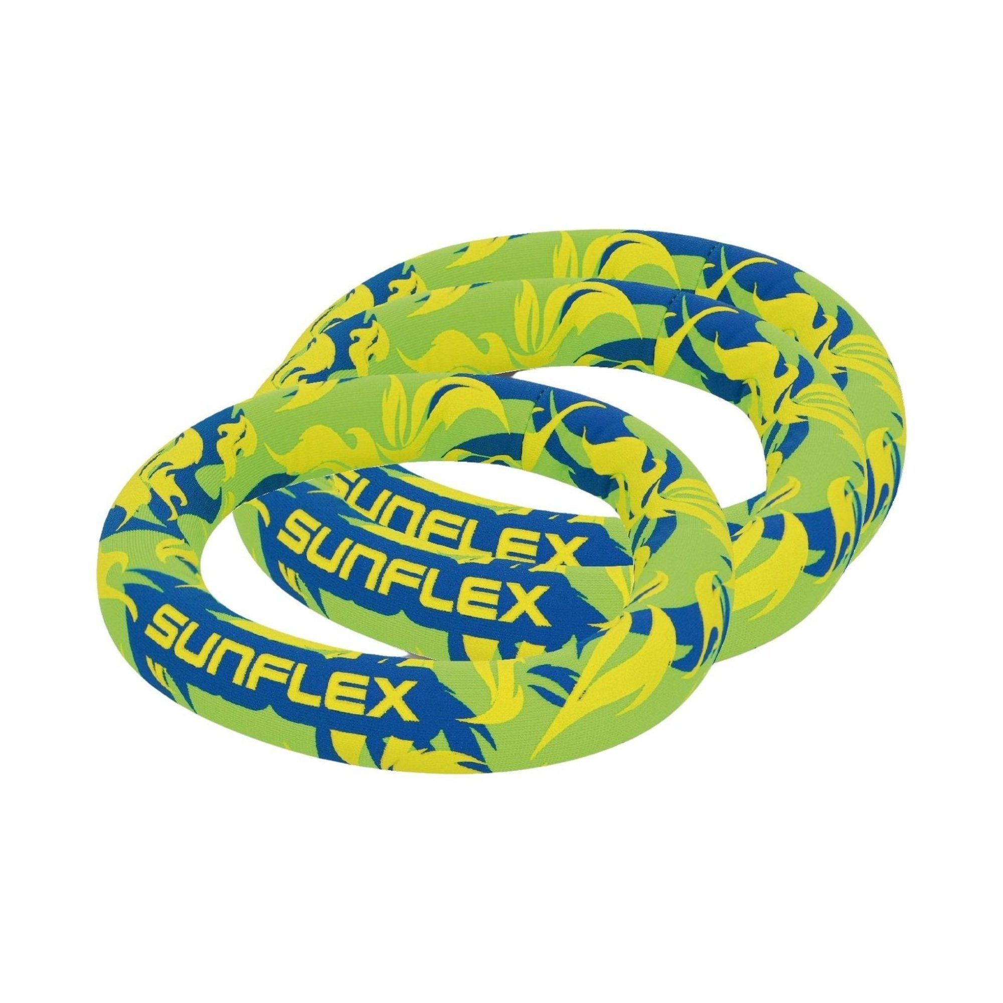 Sunflex Tauchset sunflex Tauchringe Flames Firegreen, Strapazierfähiges Neoprenmaterial für ...