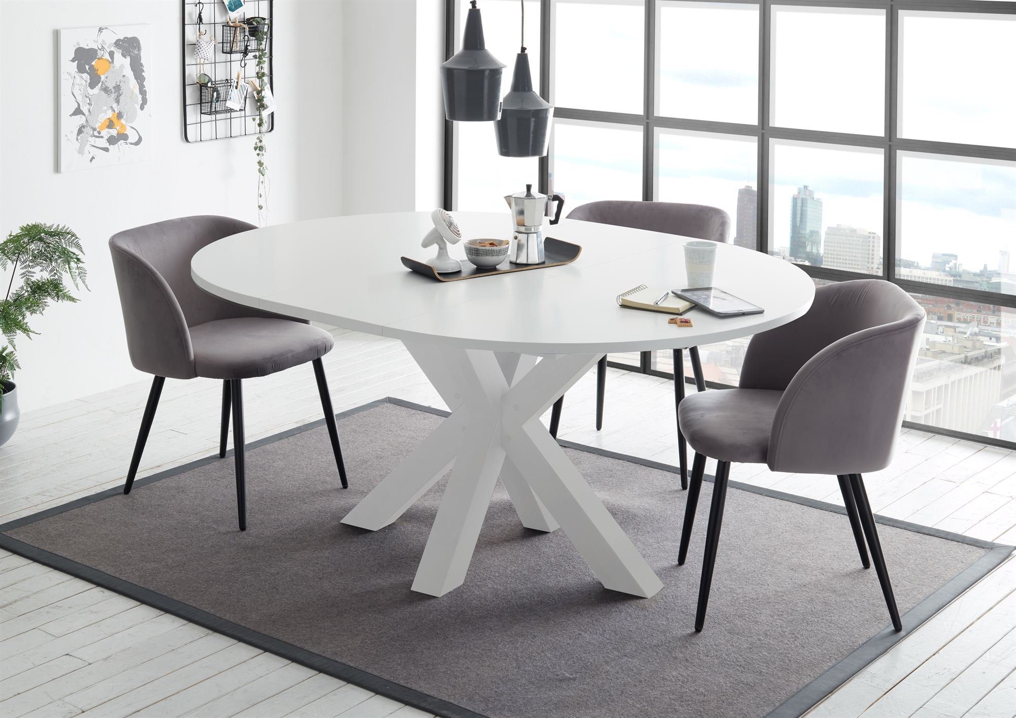 Ovale weiße Esstische online kaufen | OTTO