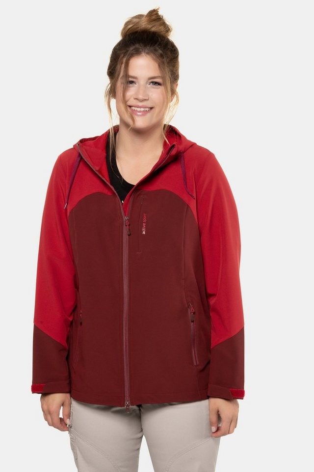 Ulla Popken Funktionsjacke Windblock Jacke Wasserabweisend 2 Wege