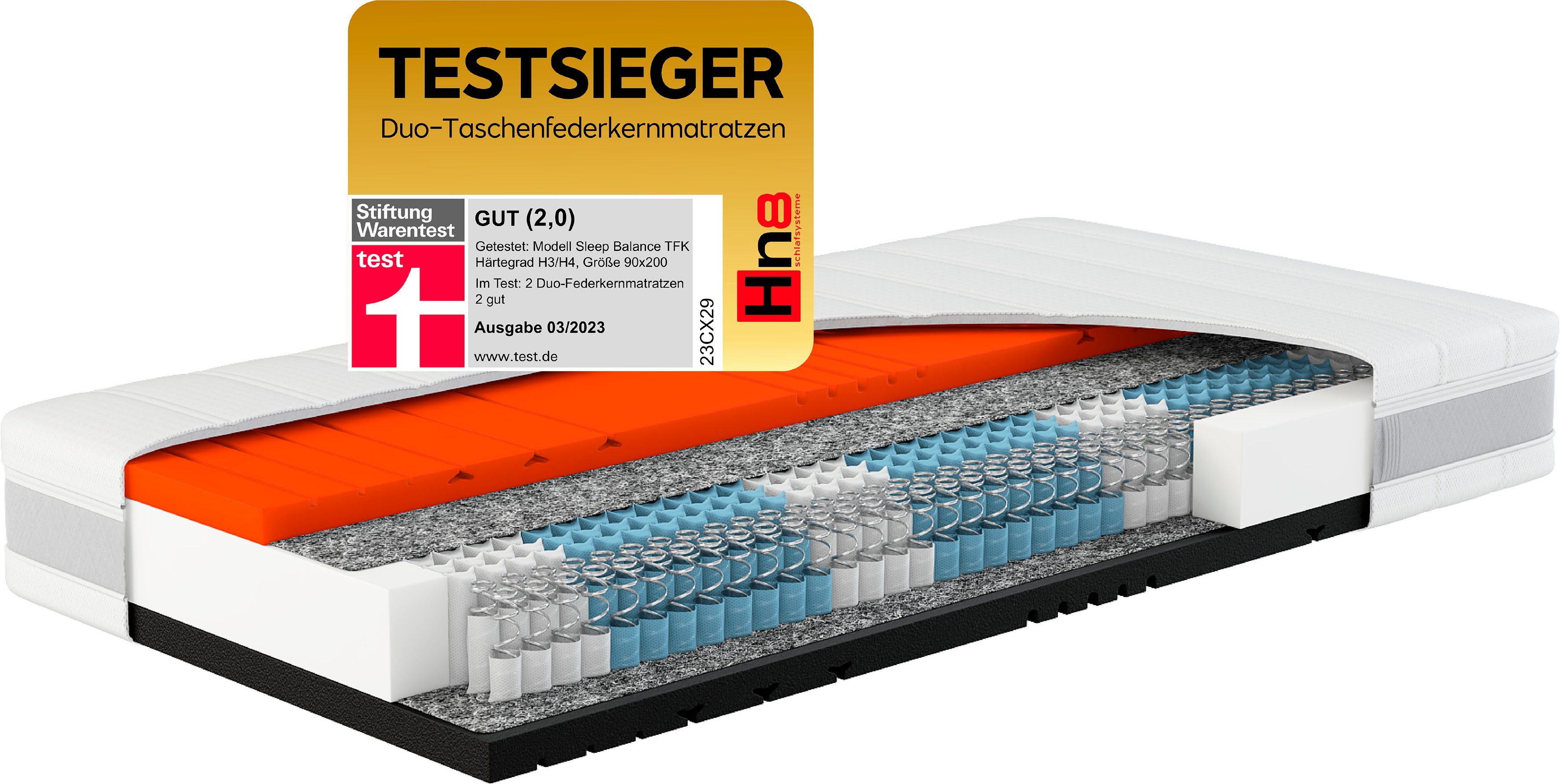 Stiftung Warentest Matratzen 90x200 online kaufen | OTTO