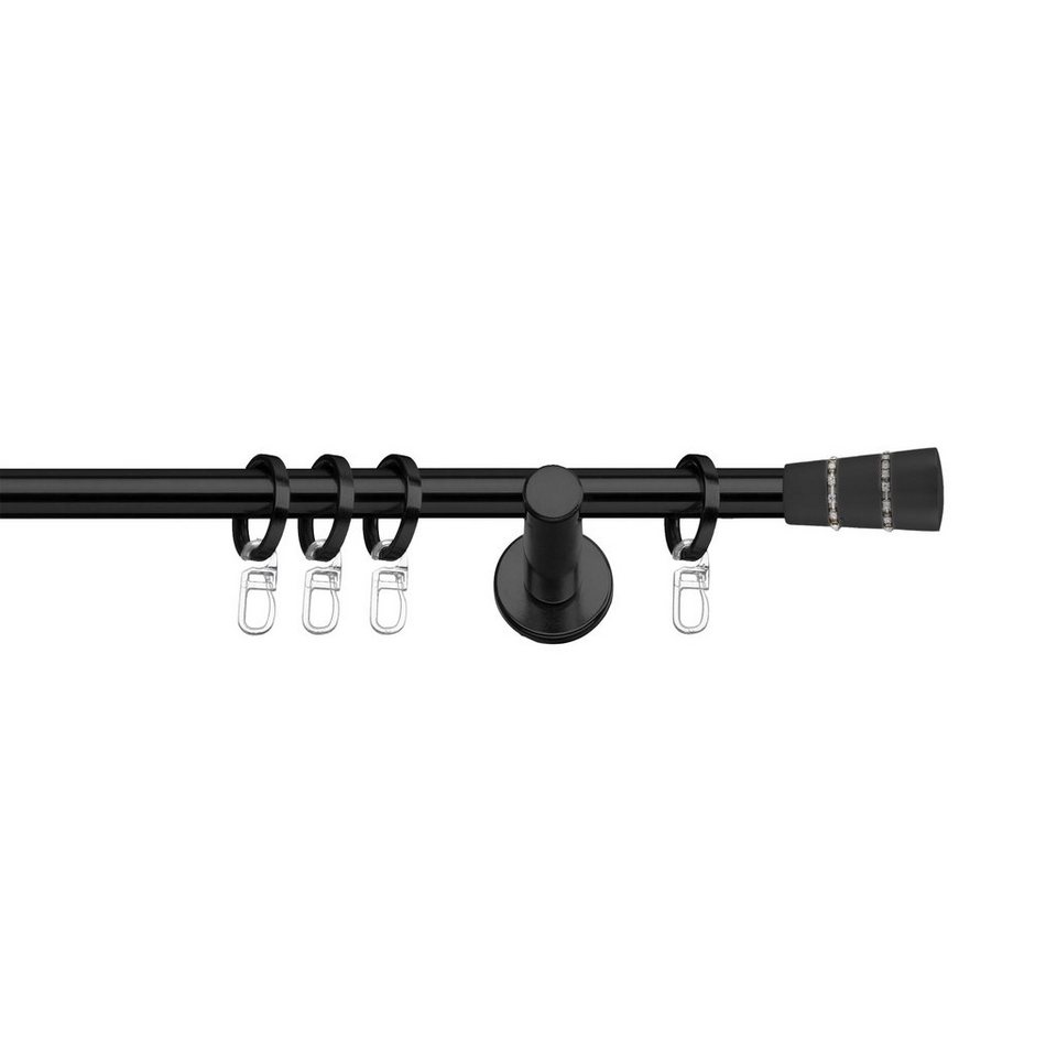 Sn Deco Group Gardinenstange Rennes Ø 19 Mm 1 Läufig Fixmaß Mit