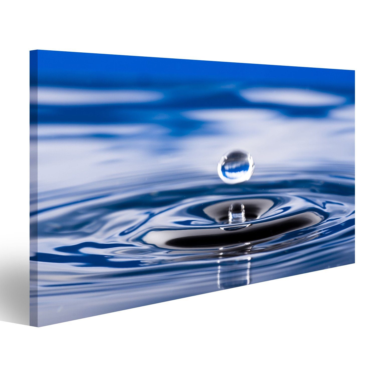 islandburner Leinwandbild Bild auf Leinwand Wassertropfen Wandbild Leinwandbild Wand Bilder Pos